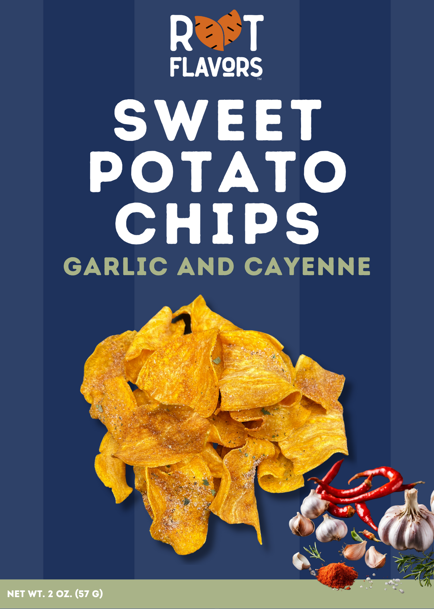 (Pre-Order) 2oz Garlic and Cayenne Sweet Potato Chips – FUUSI - Bold ...